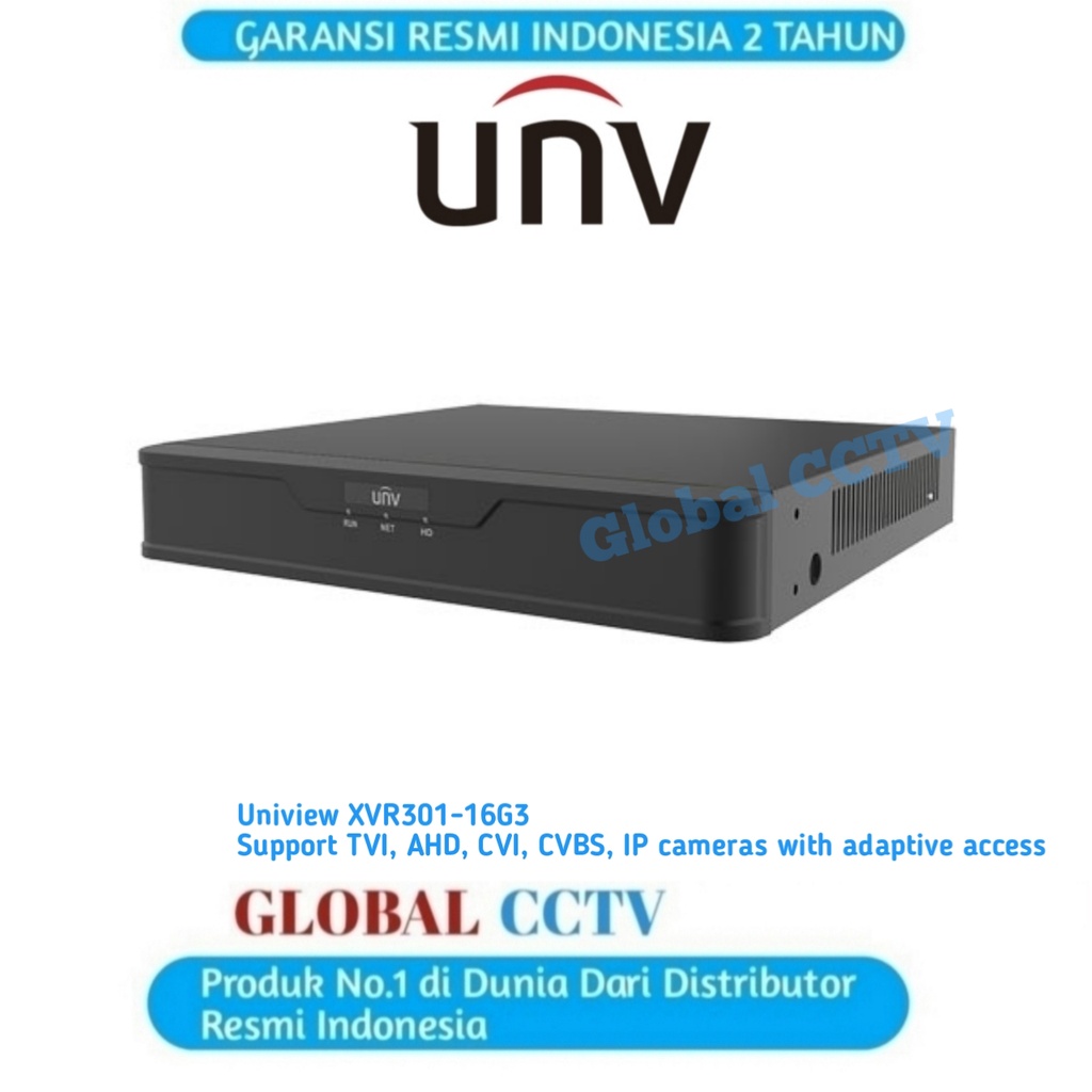 Jual UNIVIEW DVR 16 CHANNEL UNIVIEW XVR301-16G3 DVR 16 CHANNEL UNV ...