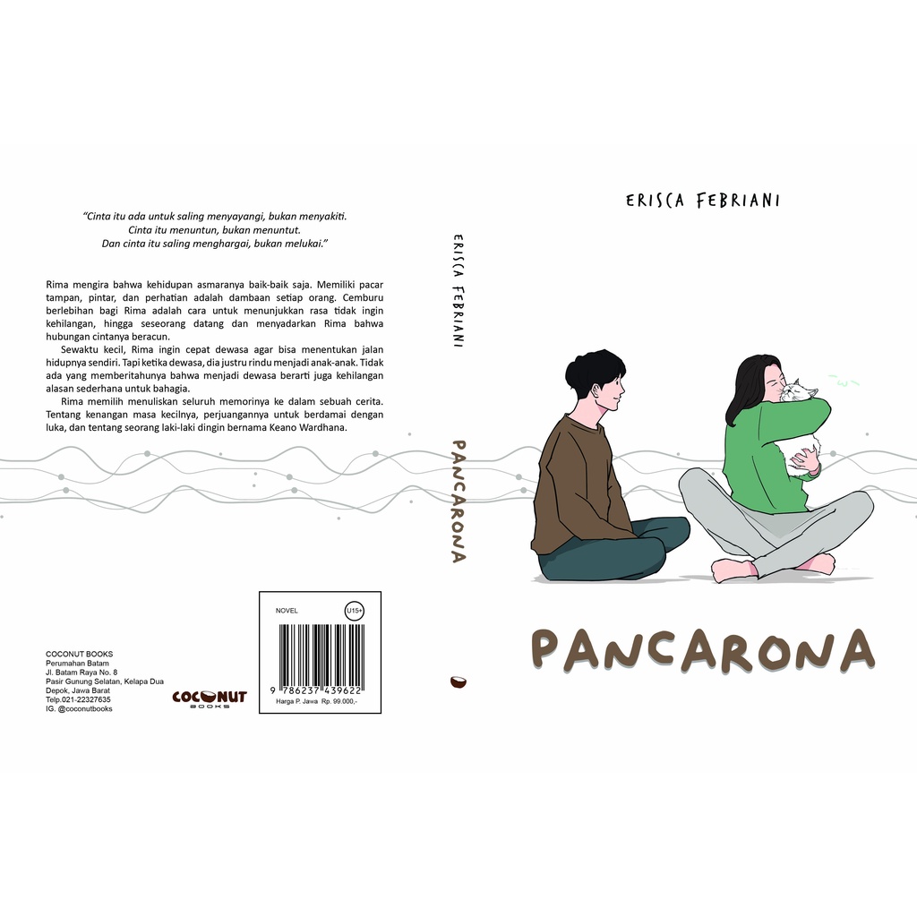 Jual NOVEL PANCARONA - ERISCA FEBRIANI | Shopee Indonesia