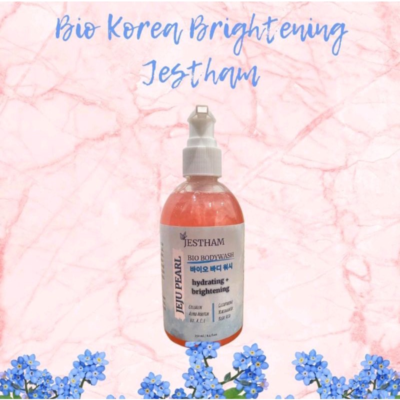 Jual BODY WASH KOREA BRIGHTENING JESTHAM 250ml | Shopee Indonesia
