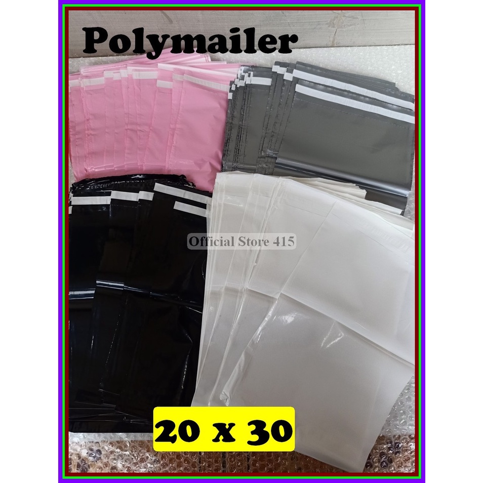 Jual Polymailer 20x30 Plastik Packing Olshop Polimer Pink Silver Hitam ...