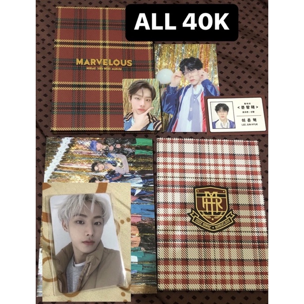 Jual photocard ktown4u dohyun mirae album party marvelous junhyuk ...