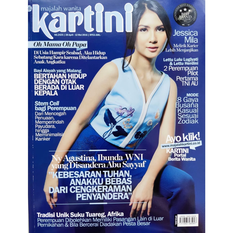 Jual Majalah Kartini Edisi "Jessica Mila" | Shopee Indonesia