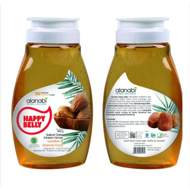 Jual Alanabi Happy Belly Sukkari Dates Infusion Honey (Laxative ...