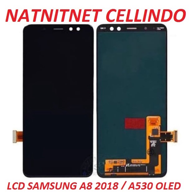 Jual LCD TS OLED SAMSUNG A8 / A530 2018 FULLSET BLACK ORG | Shopee ...
