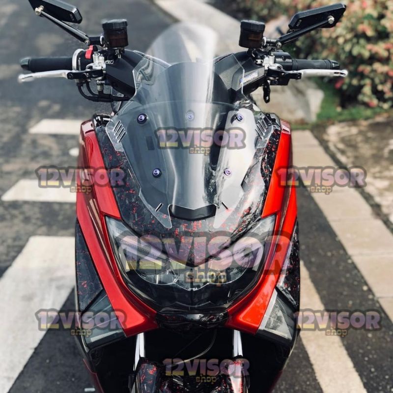 Jual WINDSHILED VISOR NMAX OLD SPORTY TDR MINI RACE V3 SIRIP. VISOR ...