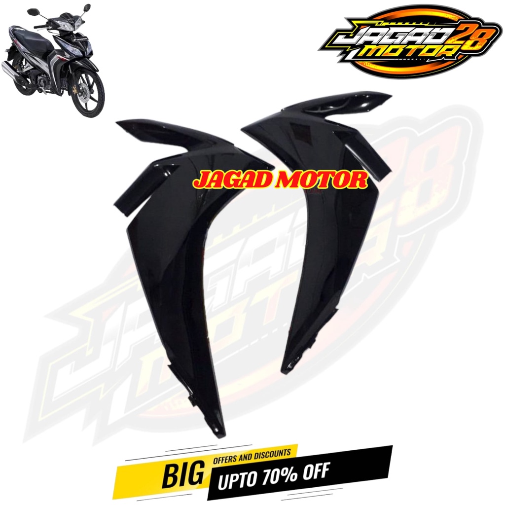 Jual Legshield Sayap Luar Honda Blade New Hitam / Cover Sayap Luar ...