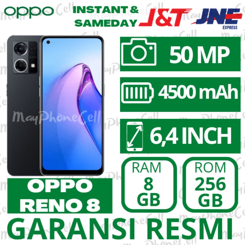 Jual Oppo Reno 8 Ram 8GB Internal 256GB New Handphone Baru Opoo Opo ...