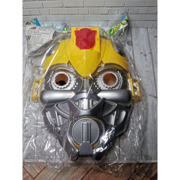 Jual mainan topeng bumblebee optimus transformer kuning mask | Shopee ...