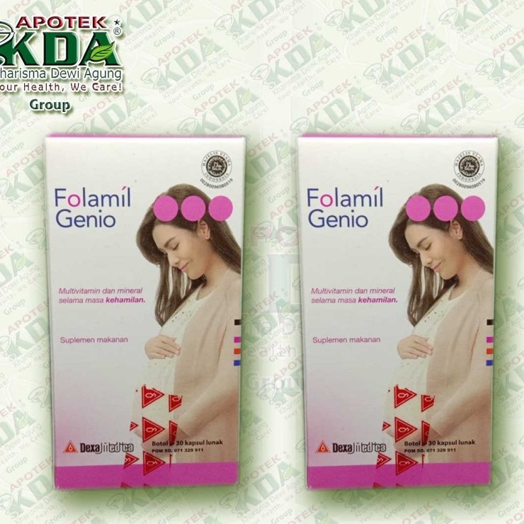 Jual FOLAMIL GENIO 30 KAPSUL | Shopee Indonesia