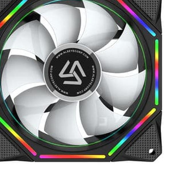 Jual Alseye Pentagon 12cm Fan Casing LED Auto RGB Fan Case Pentagon RGB ...