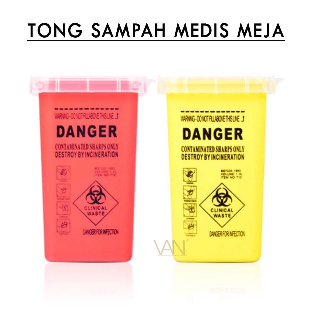 Jual TONG SAMPAH MEDIS MEJA / TEMPAT SAMPAH KHUSUS MEDIS | Shopee Indonesia