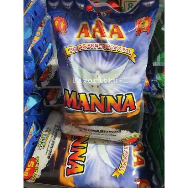 Jual Beras Manna AAA Kualitas Premium (Super Kepala) 10 kg | Shopee ...