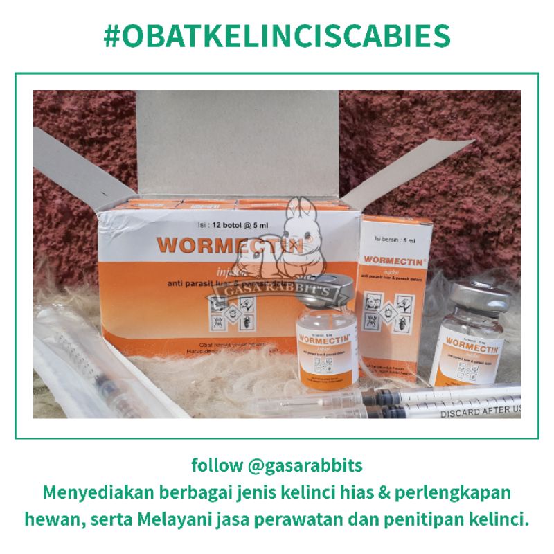 Jual WORMECTIN 5 ML - OBAT SCABIES KELINCI - OBAT KELINCI SCABIES ... Jual WORMECTIN 5 ML - OBAT SCABIES KELINCI - OBAT KELINCI SCABIES ...