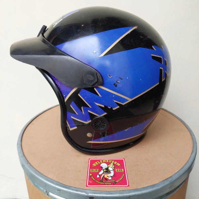 Jual HELM LAWAS, JADUL, KLASIK YAMAHA RX KING F1ZR ALFA ORIGINAL ...