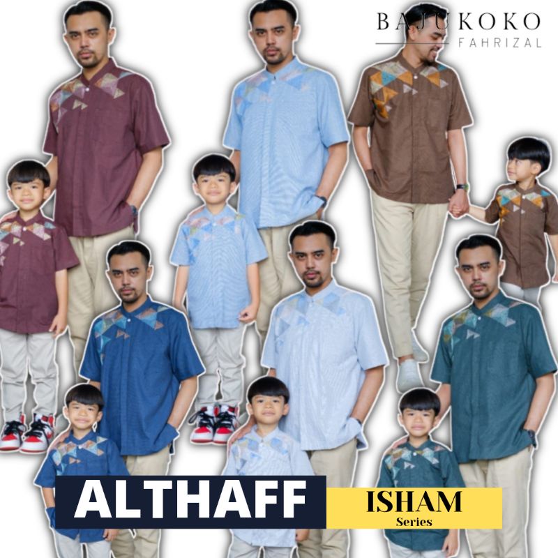 Jual Koko Couple Ayah Anak Isham Series by Althaff | Shopee Indonesia