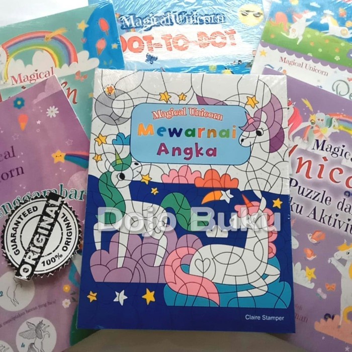 Jual Magical Unicorn : Mewarnai Angka by Arcturus Publishing - Original ...