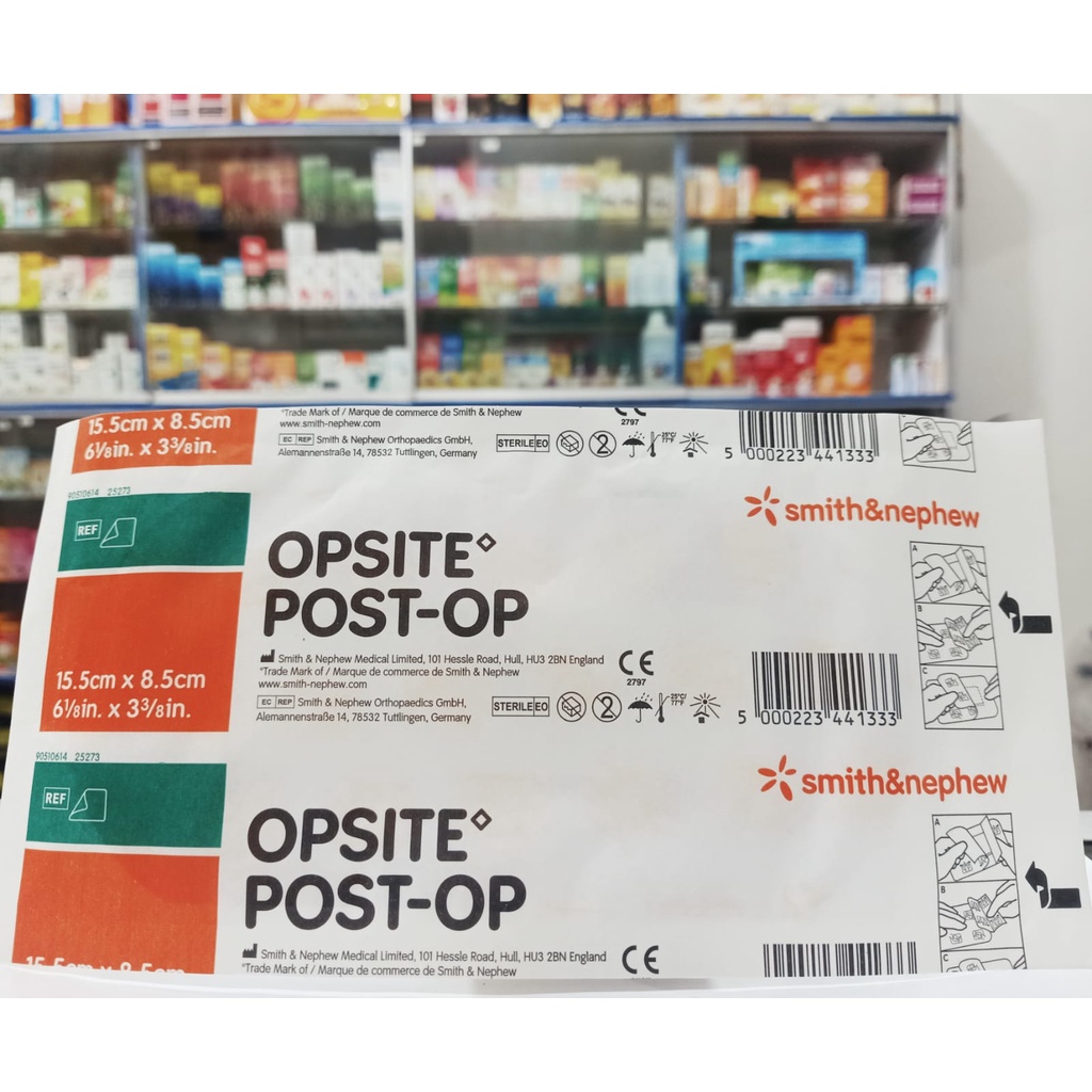 Jual OPSITE POST OP (𝟏𝟓,𝟓 𝐂𝐌 𝐗 𝟖,𝟓 𝐂𝐌) - Plaster Luka Anti Air Cocok ...