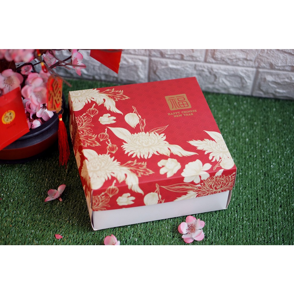 Jual Kotak kue uk 22 cm dan 25 cm tema merah cny Imlek design exclusive ...