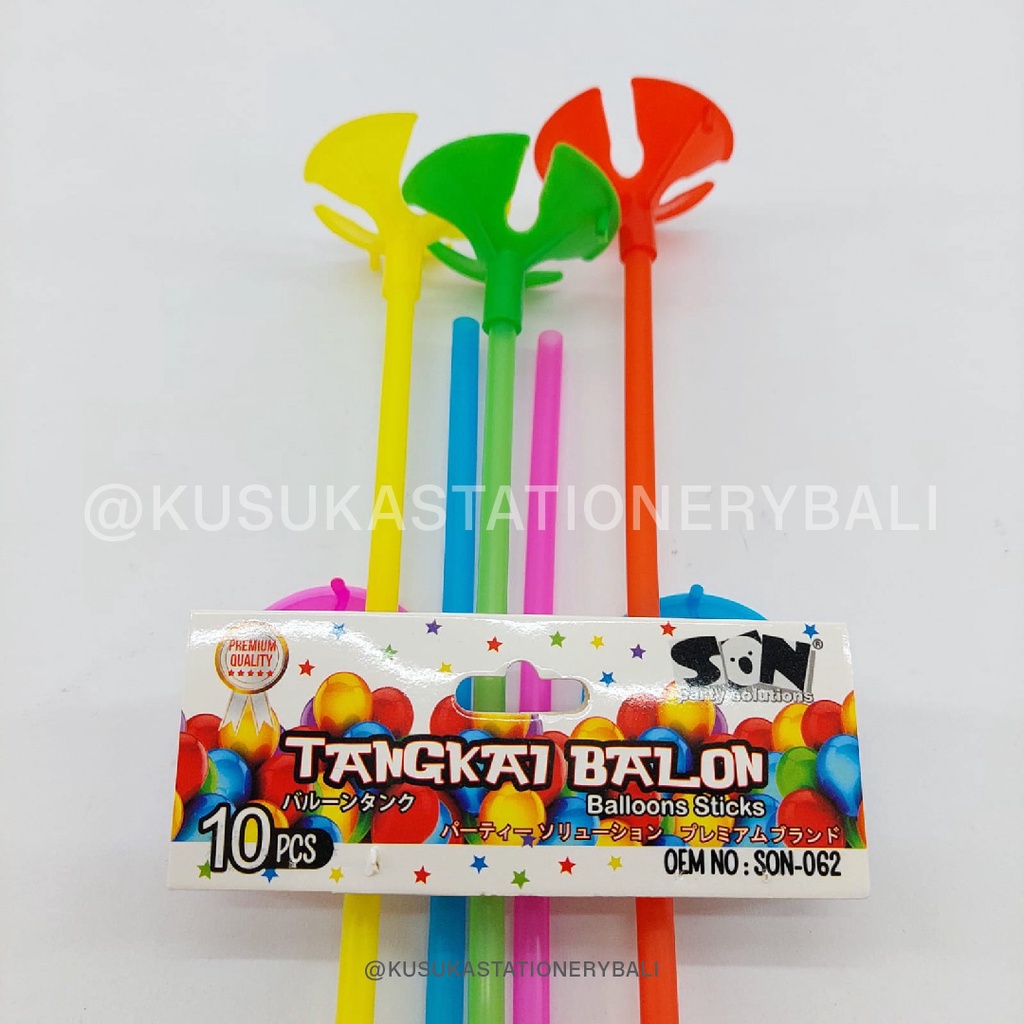 Jual STIK BALON WARNA 10 PCS 062 | Shopee Indonesia