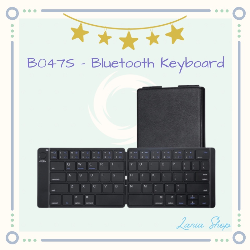 Jual B047S - Universal Folding Portable Bluetooth Keyboard Portable ...