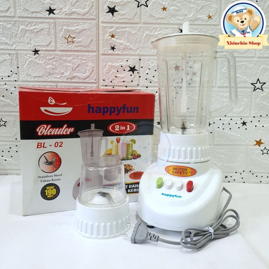 Jual Blender 2 in 1 BL-02 (Happy Fun) | Shopee Indonesia