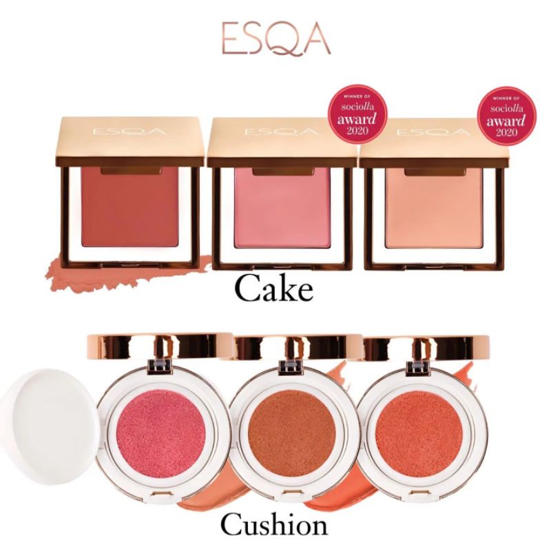 Jual ESQA Radiant Cushion Blush - Blush On | Shopee Indonesia