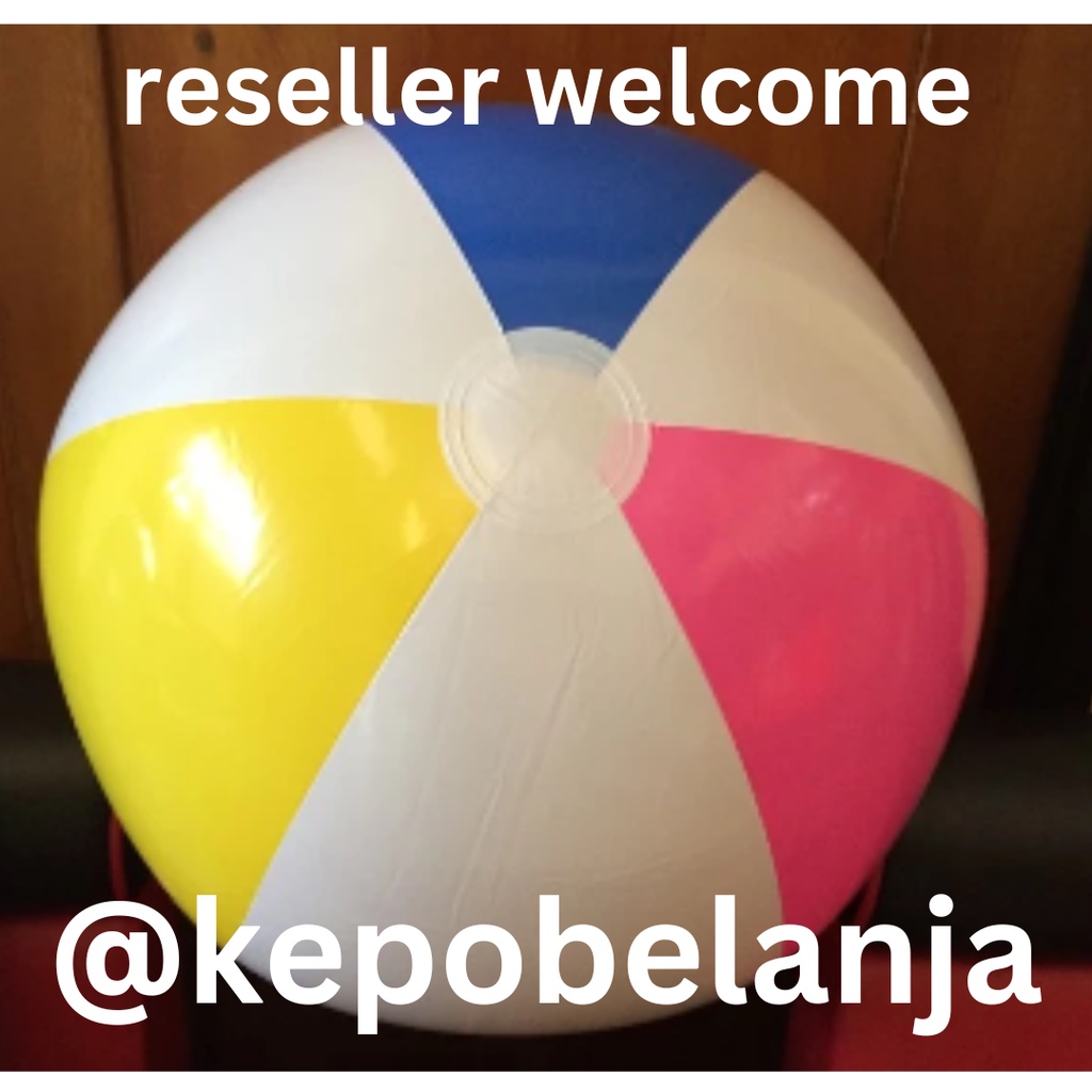 Jual TERMURAH bola pantai INTEX 59020 diameter 51cm atau beach ball ...