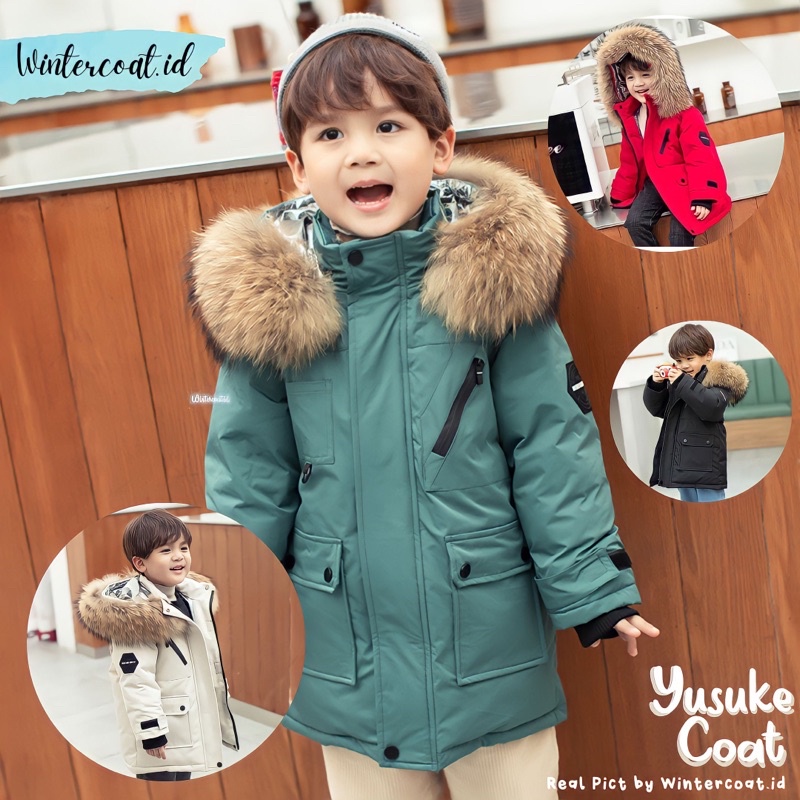 Jual Kids winter coat Yusuke import hangat jaket musim dingin anak ...