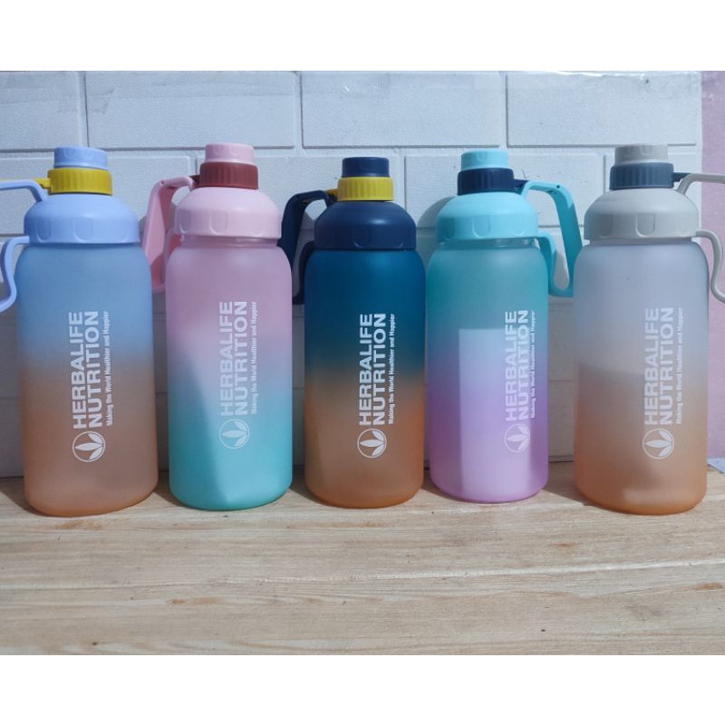 Jual botol minum viral gagang gradasi 2 liter | Shopee Indonesia