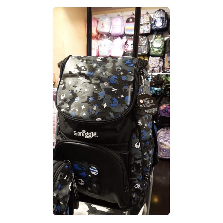 Jual Smiggle Hide Access Trolley Backpack | Shopee Indonesia