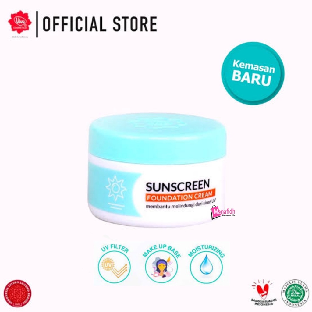 Jual Viva Sunscreen Foundation - 22 Gram | Shopee Indonesia