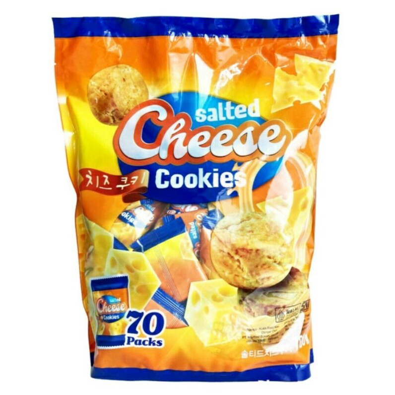 Jual NARAYA COOKIES SALTED CHEESE / KUKIS KEJU 700GR (isi 70pcs) HALAL ...