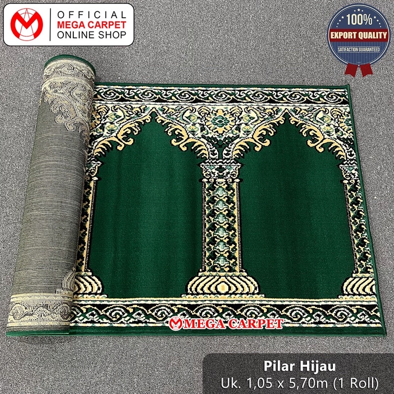 Jual Sajadah Rol / Karpet Masjid Mushola (1 Rol ukuran 1,05 x 5,70 ...
