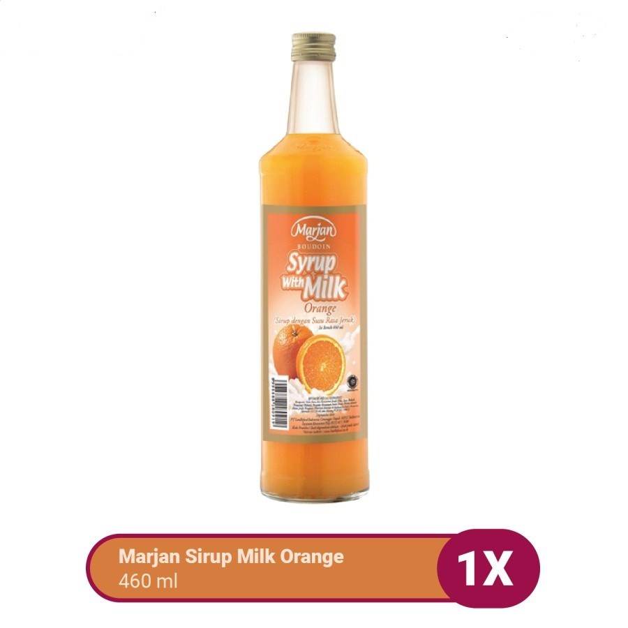 Jual SIRUP SUSU STRAWBERRY MARJAN SYRUP WITH MILK 460ML | Shopee Indonesia