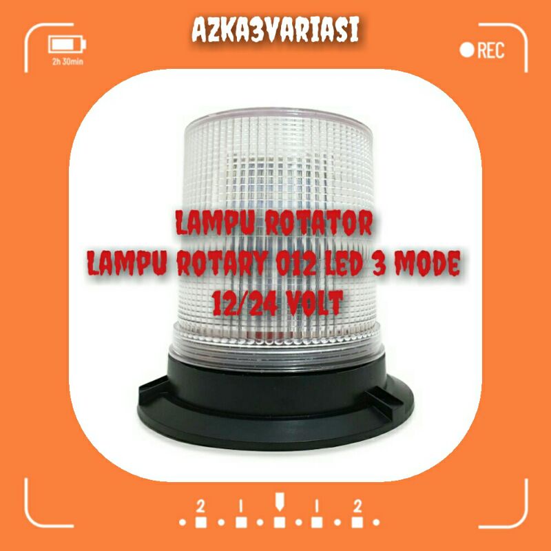 Jual Lampu Rotator Mobil Truk Lampu Rotary 012 LED 3 Mode 12/24 Volt ...