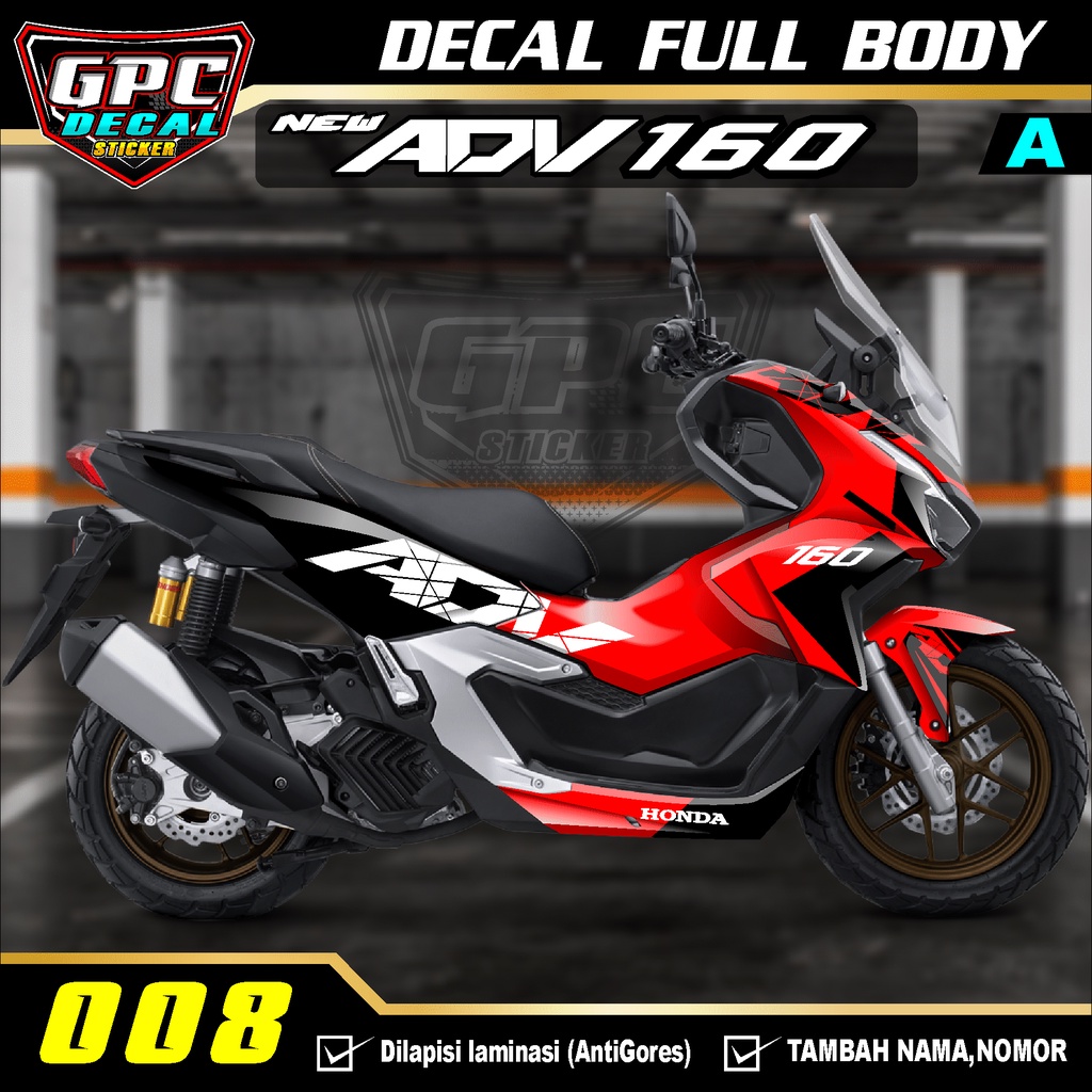 Jual Decal Sticker Variasi Fullbody Honda Adv 160-Dekal Stiker Adv ...