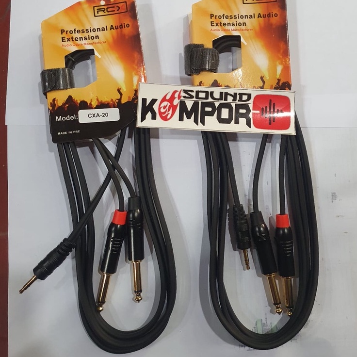 Jual Kabel INPUT HP TOA MONO RCX CXA20 Jack 3.5mm to AKAI MONO 2 Meter ...