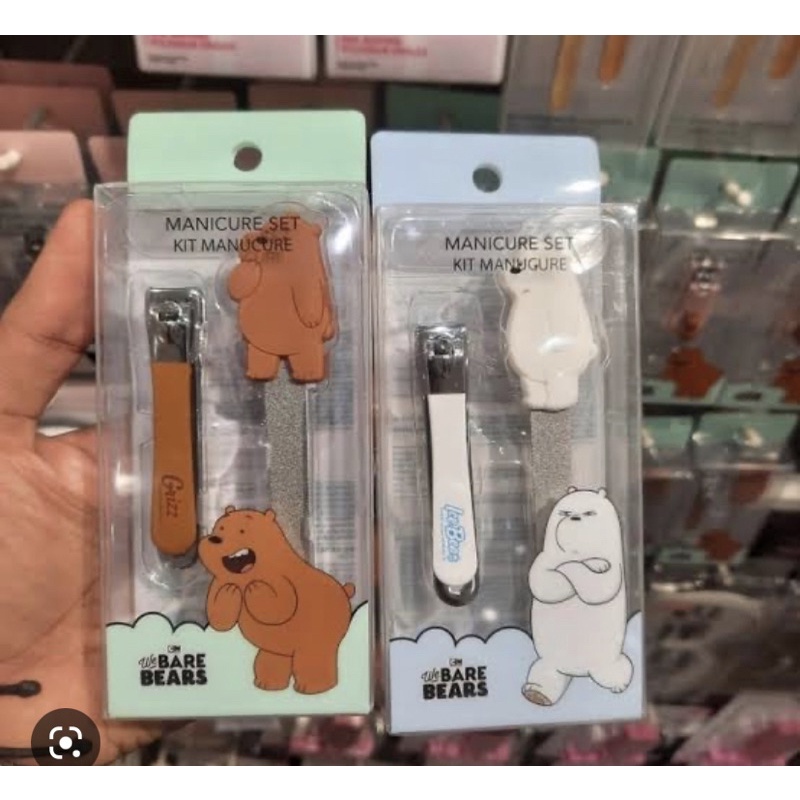 Jual MINISO PROMO DISKON We bare bears menicure set | Shopee Indonesia