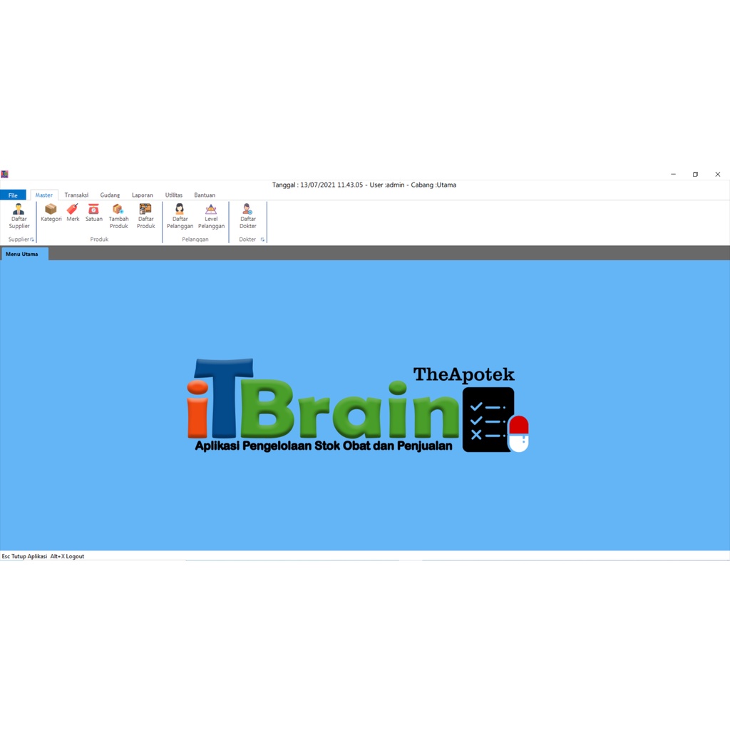 Jual Software TOKO Kasir - ITBrain POS Apotek Versi Online 3 Lisensi Full Version Fitur LENGKAP ...
