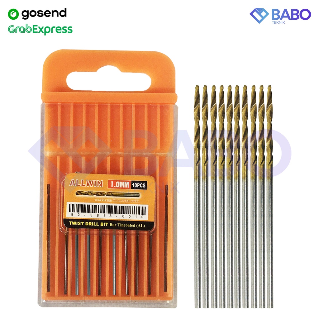 Jual Mata Bor Besi Allwin Kuning 1mm (Per Pcs) | Shopee Indonesia