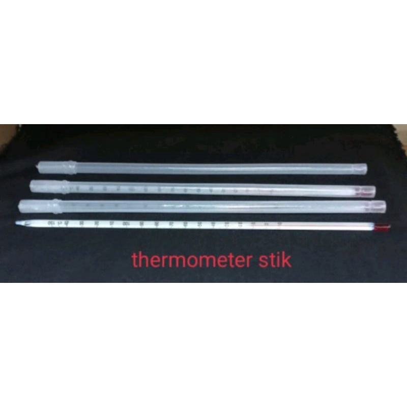 Jual Thermometer Batang Kaca Alkohol -10~110c & -10 ~150c | Shopee ...