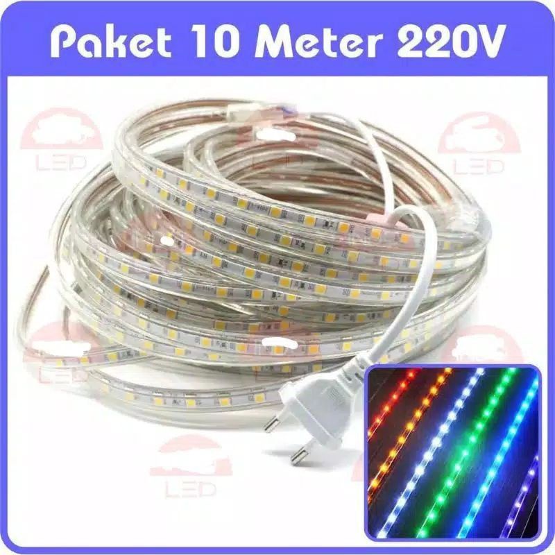 Jual LAMPU SELANG LED PAKET 10 & 15 METER | Shopee Indonesia
