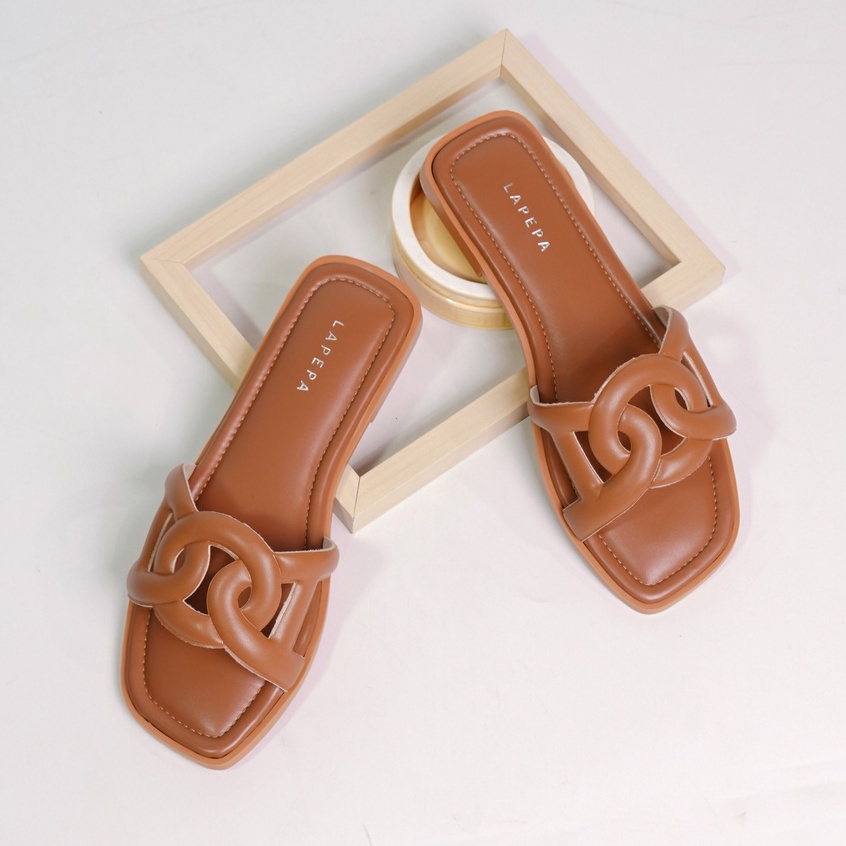 Jual LAPEPA YUK - SORA Sandal Wanita Teplek Korea Casual Size 36 - 40 ...