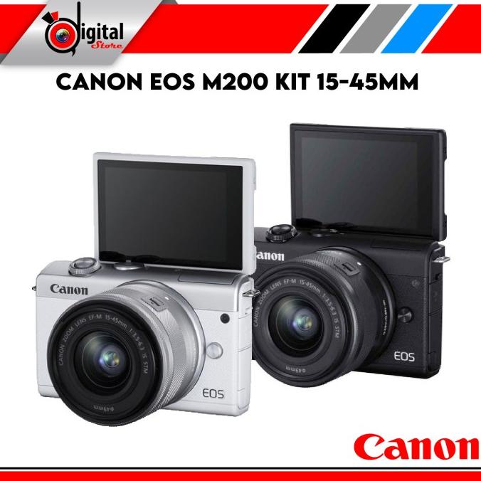 Jual Canon EOS M200 Kit EF-M 15-45mm IS STM - Mirrorless Camera ...