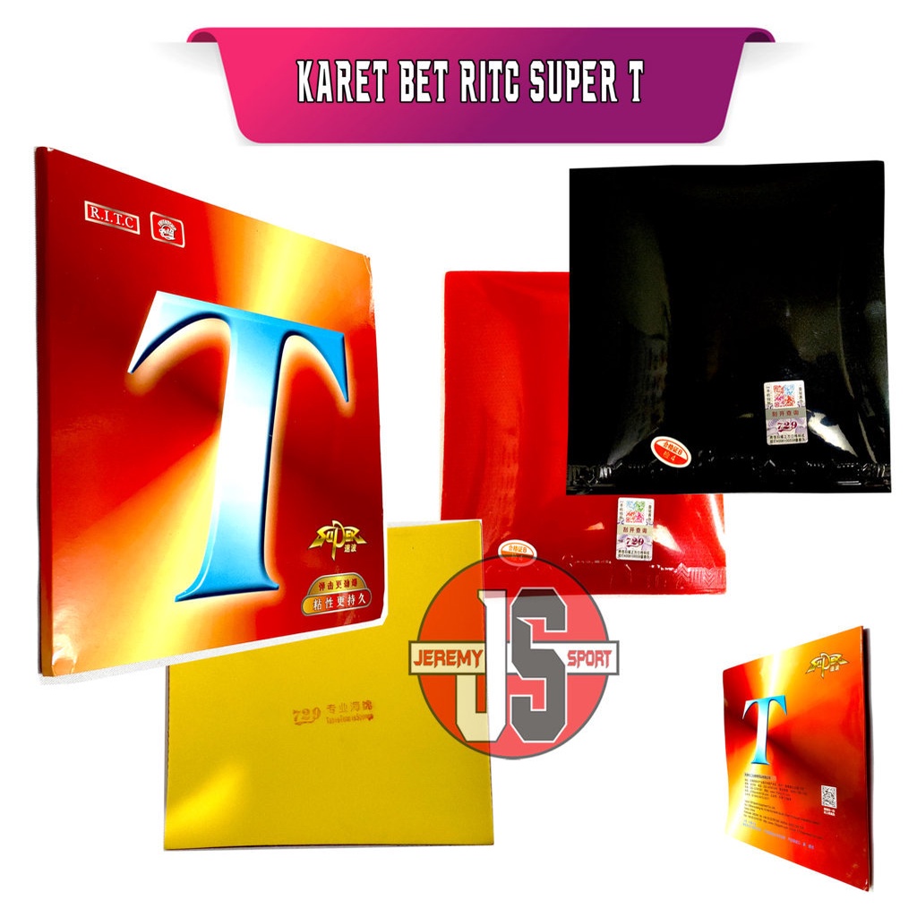 Jual Karet Bet / Rubber Bat Tenis Meja Friendship 729 Super T RITC | Shopee Indonesia