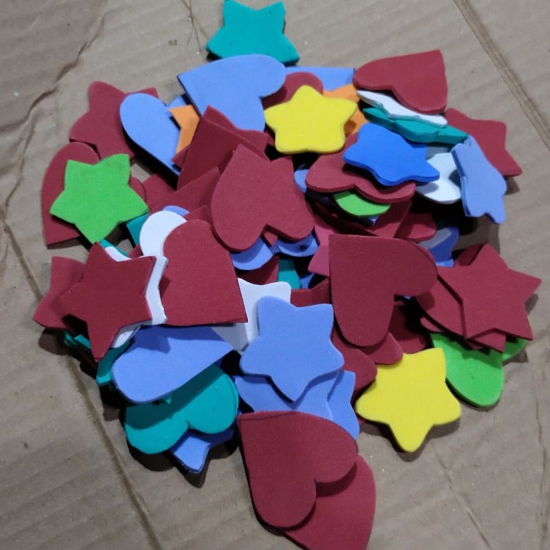 Jual Hiasan Bintang / Love untuk Hiasan Jendela Dinding Kelas TK PAUD ...