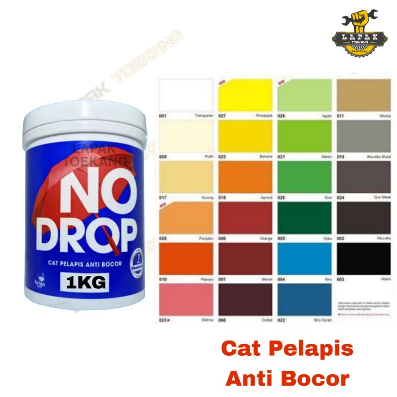 Jual Cat Tembok Dinding No Drop Pelapis Anti Bocor 1kg | Shopee Indonesia