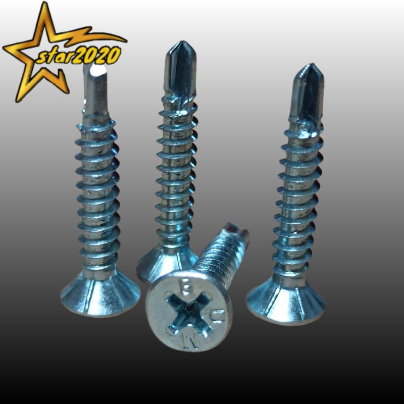 Jual sekrup grc panjang 8x2,5cm untuk pasang risplang isi 100pcs ...