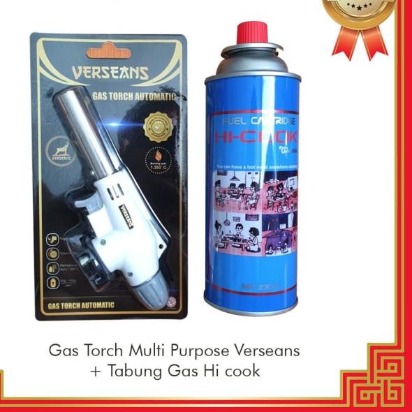 Jual Paket Gas Torch Multi Purpose Verseans Dengan Gas Hi cook Portable ...