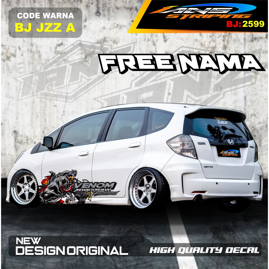 Jual STICKER VARIASI MOBIL BRIO, JAZZ / STICKER MOBIL /DECAL STICKER ...